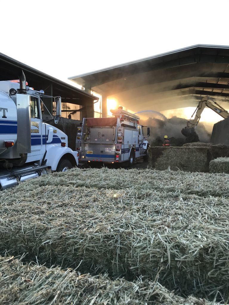 Barn Fire At Organic Dairy Damages One Building - 1430 KYKN