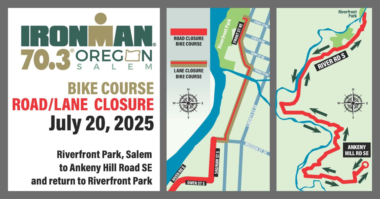 2025 Ironman 70.3 Oregon Comes to Salem, Willamette Valley - 1430 KYKN