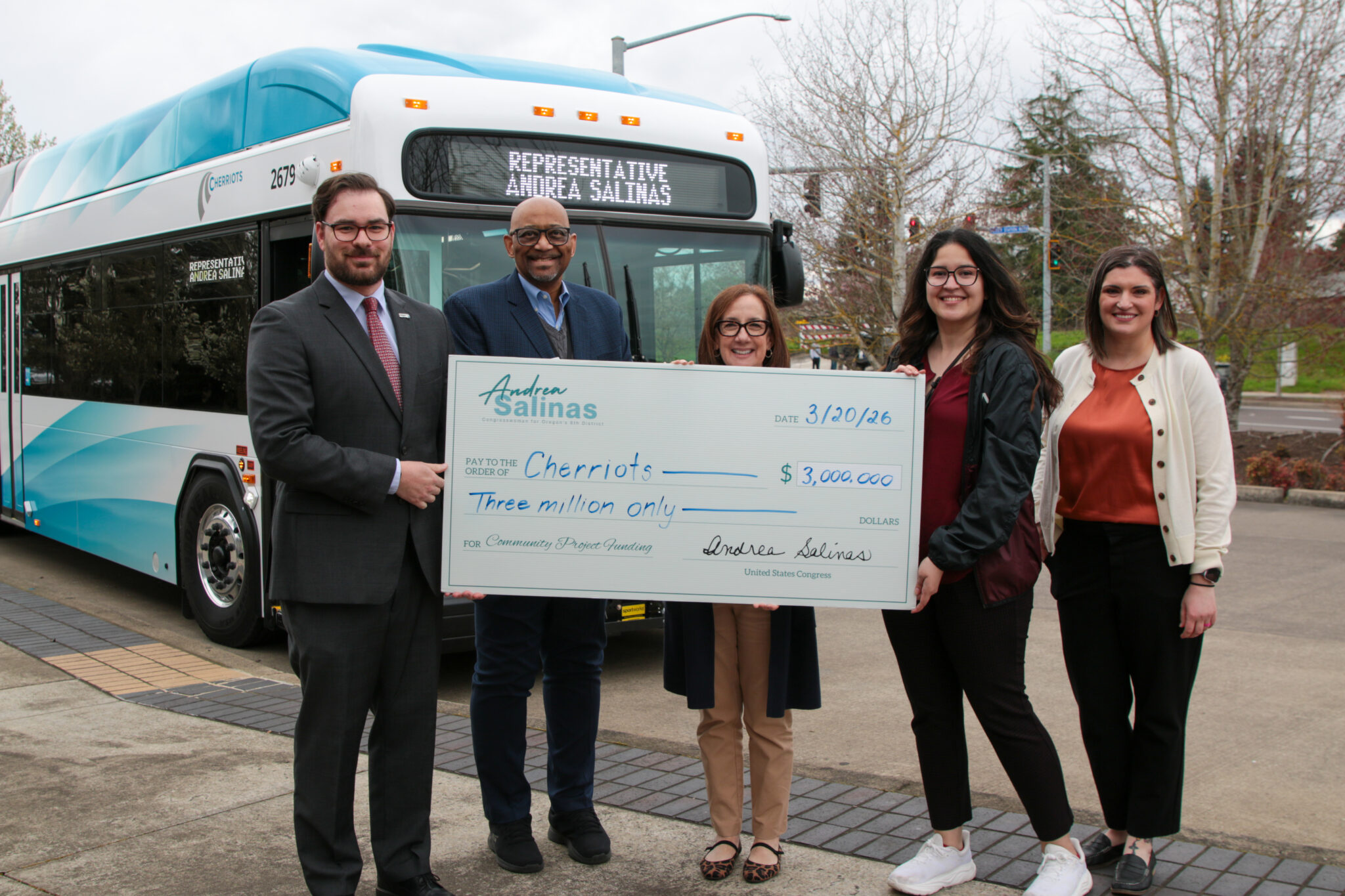 Salinas Visits Keizer Transit Center, Highlights $3 Million for South ...
